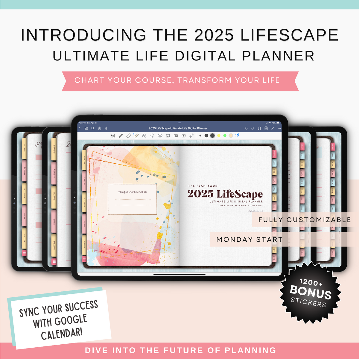 2025 LifeScape Ultimate Life Digital Planner