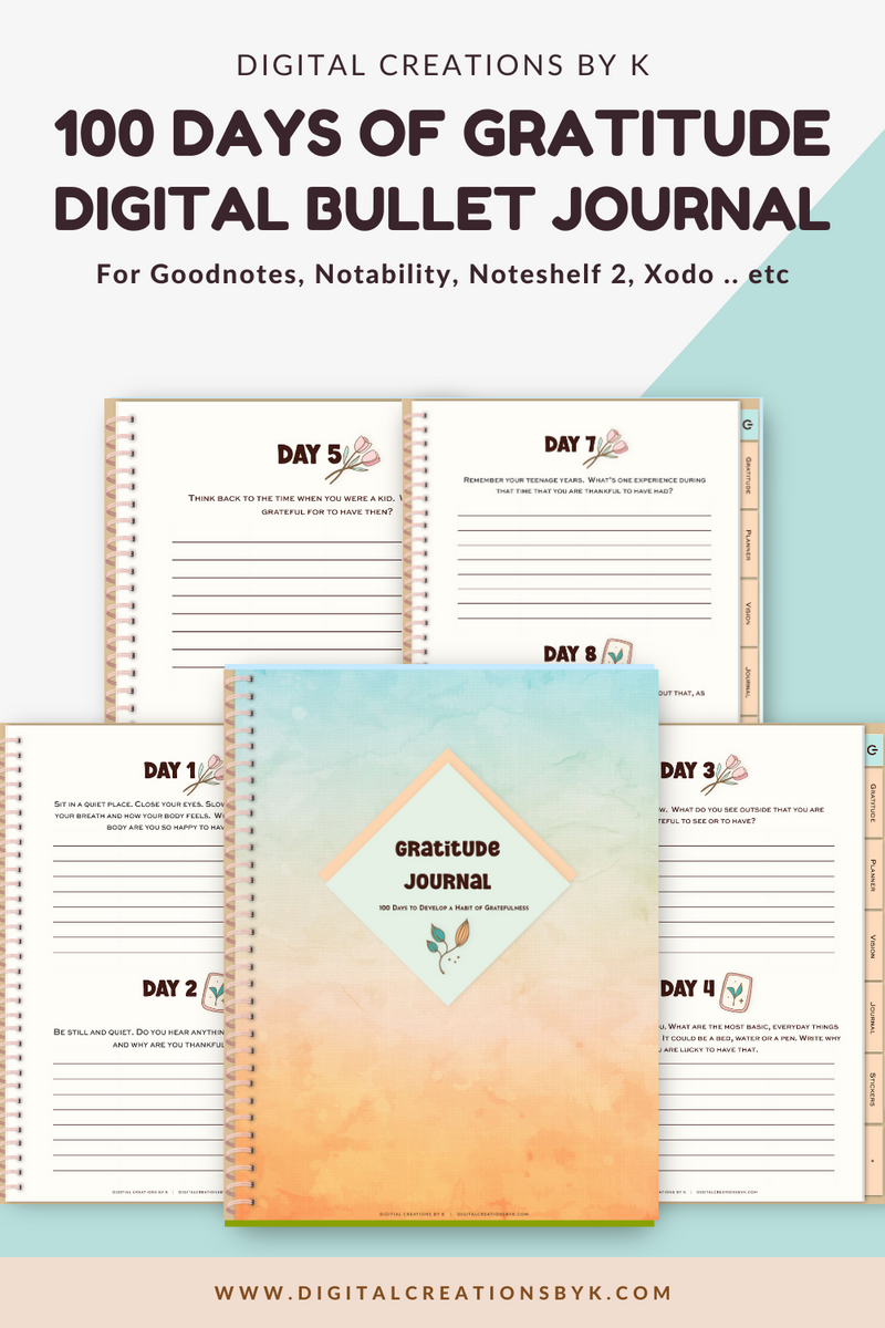 100 Days of Gratitude Journal