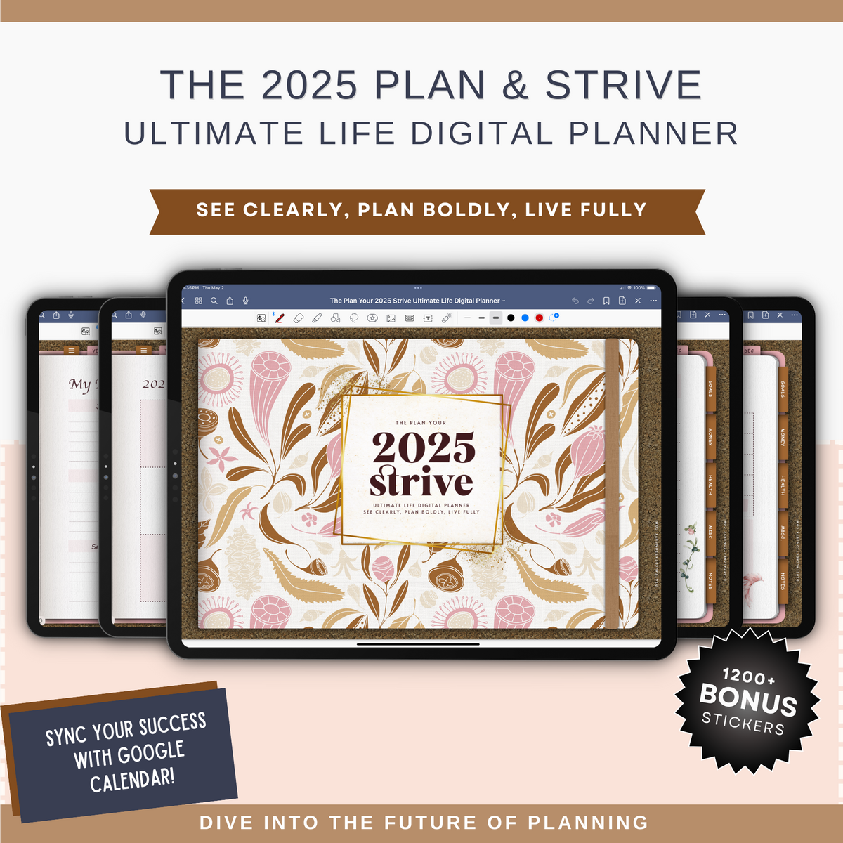 2025 Plan & Strive Ultimate Life Digital Planner